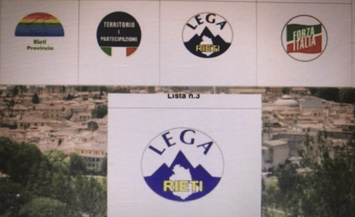 La Lega si candida a Rieti, ma nel simbolo c'è l'Umbria