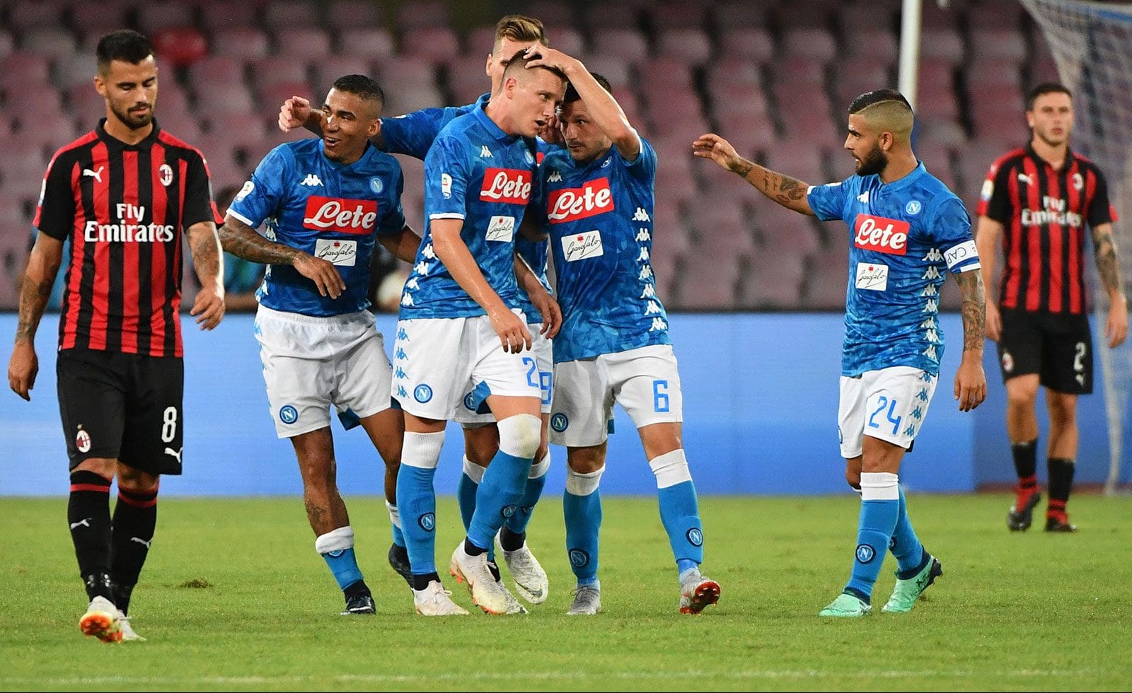 Milan-Napoli 2-0 | Piatek show, i rossoneri volano in semifinale Coppa ...