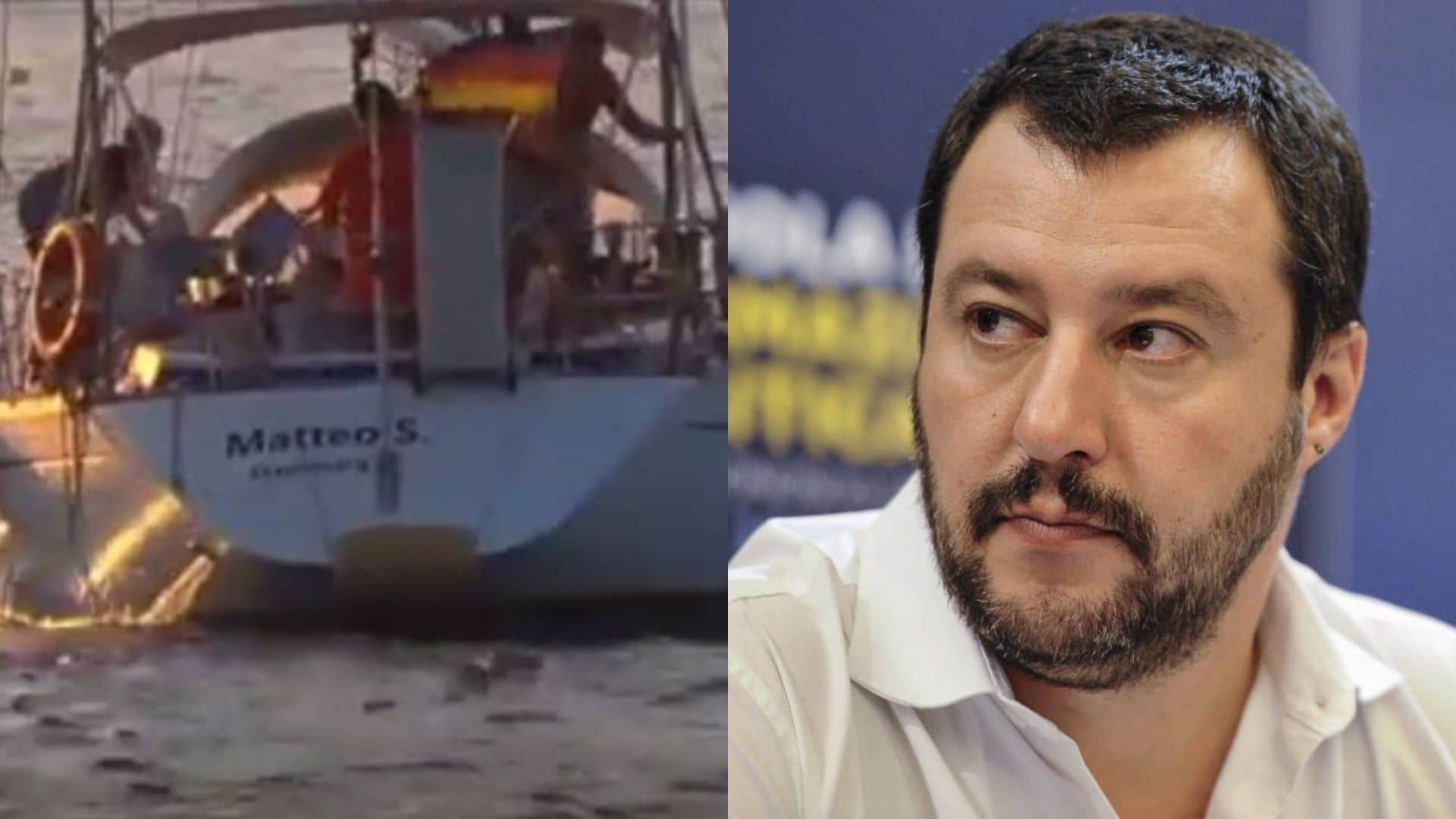 Barca Matteo S. davanti a Lampedusa, possibile provocazione a Salvini