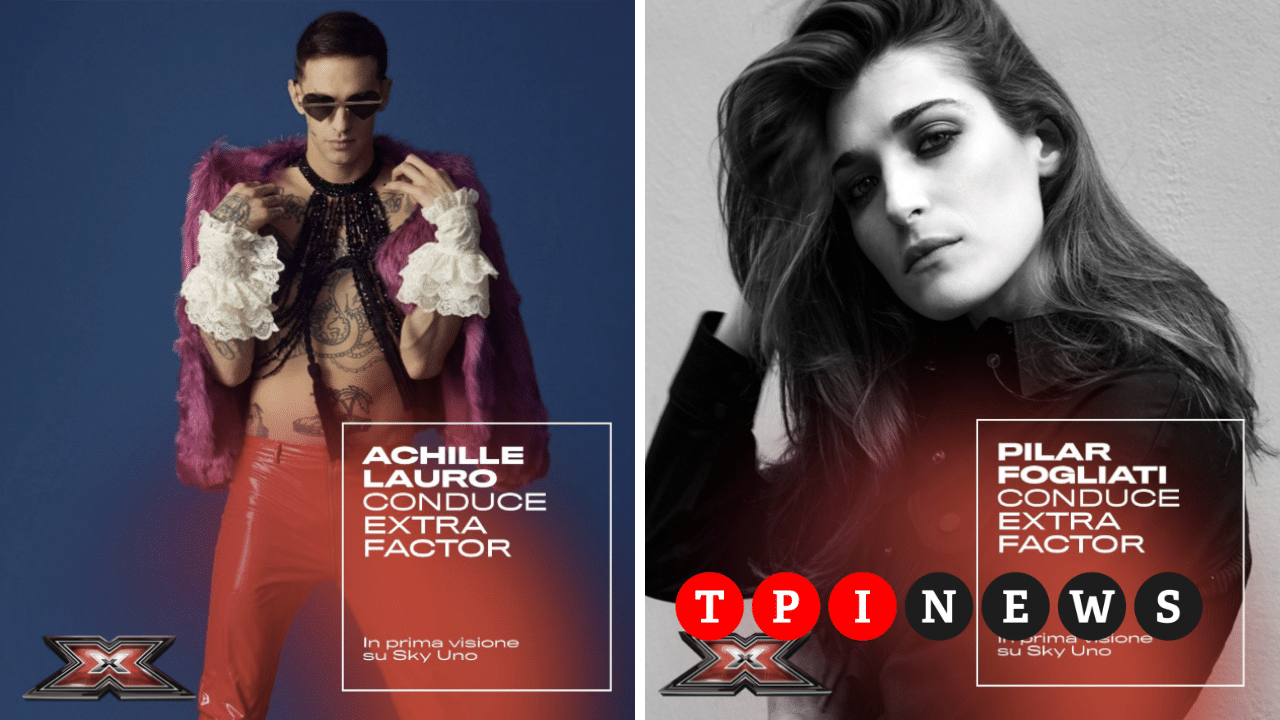 X Factor 2019, Achille Lauro e Pilar Fogliati conducono l'Extra Factor
