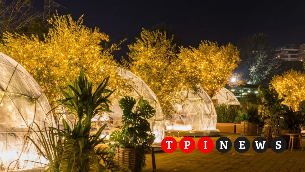 Gli igloo riscaldati di Roma per cenare fuori anche d'inverno