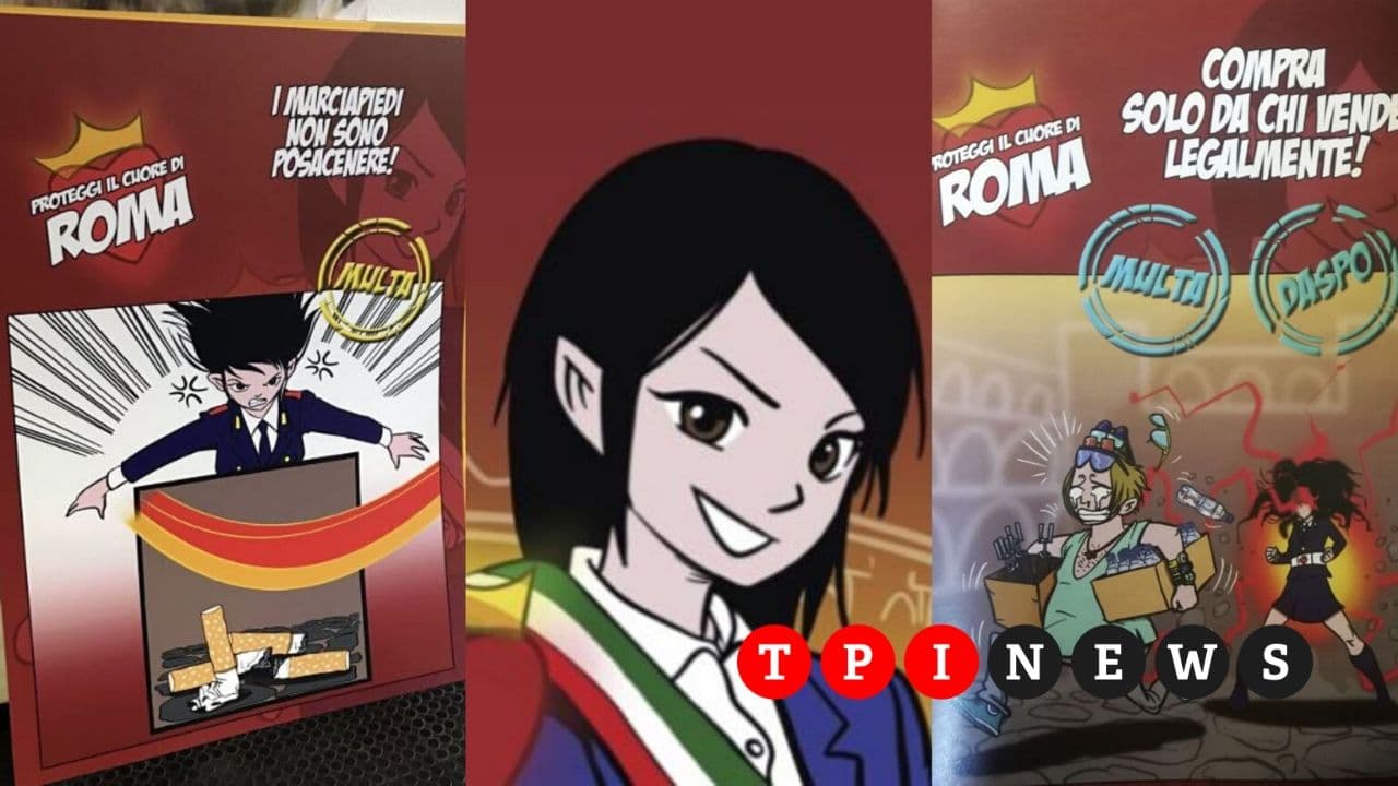 Esce il fumetto su Virginia Raggi eroina manga: "Proteggi il cuore di Roma"