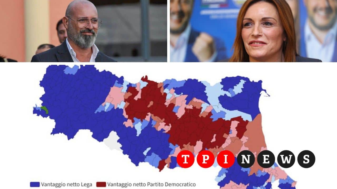 Elezioni regionali Emilia-Romagna, la mappa del voto città per città
