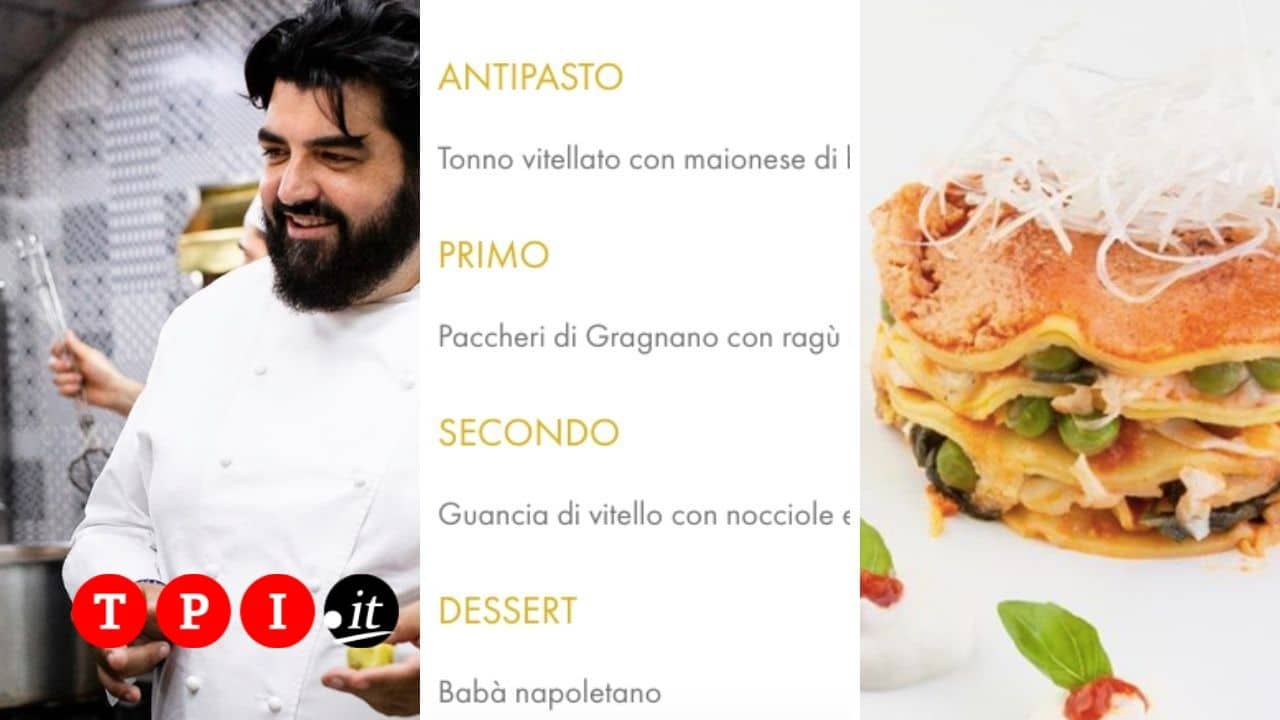 Cannavacciuolo ristoranti d'asporto: quanto costa il menù dello chef