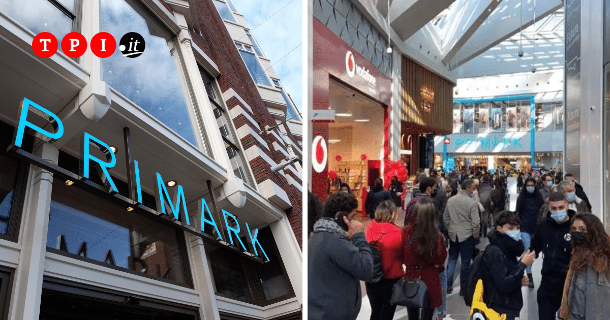 Primark apre a Roma, lunghe code nonostante la pandemia
