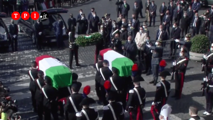 Funerali di Stato dell'ambasciatore Attanasio e del carabiniere Iacovacci