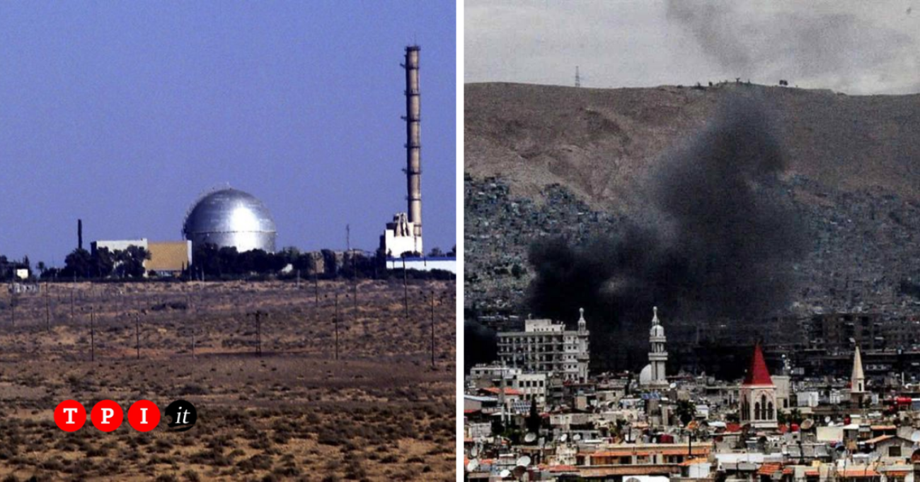 Israele, missile da Siria colpisce area reattore nucleare minacciato da ...