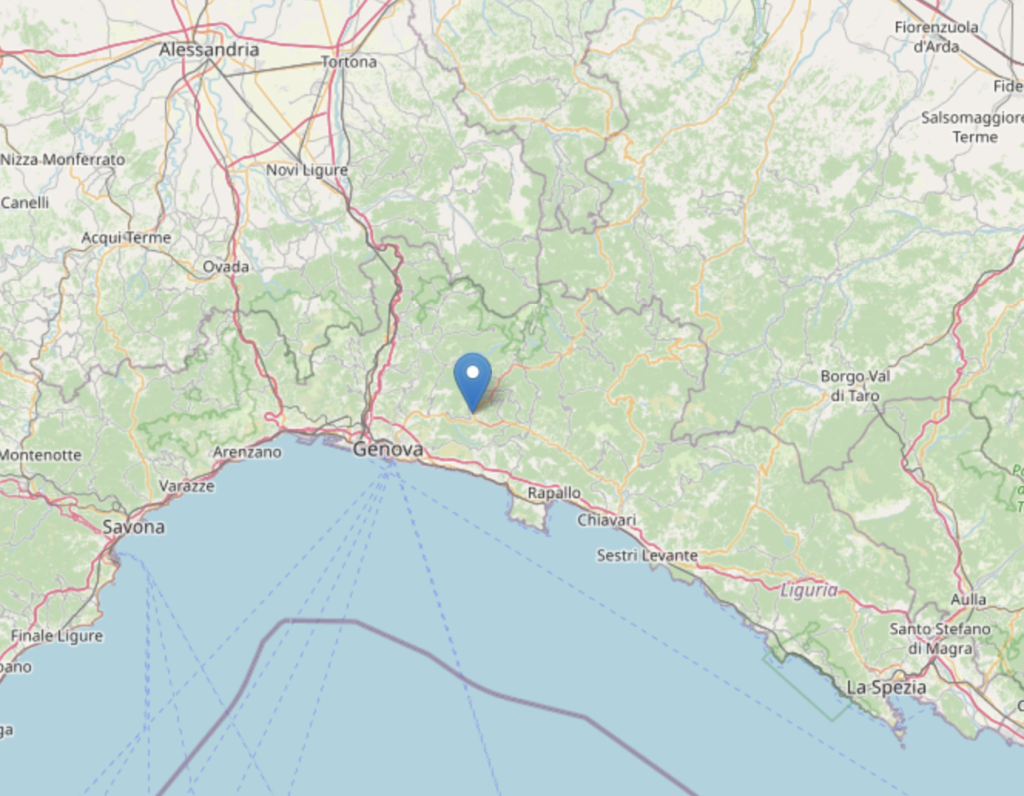 Terremoto oggi 26 settembre 2022 Genova: magnitudo ed epicentro