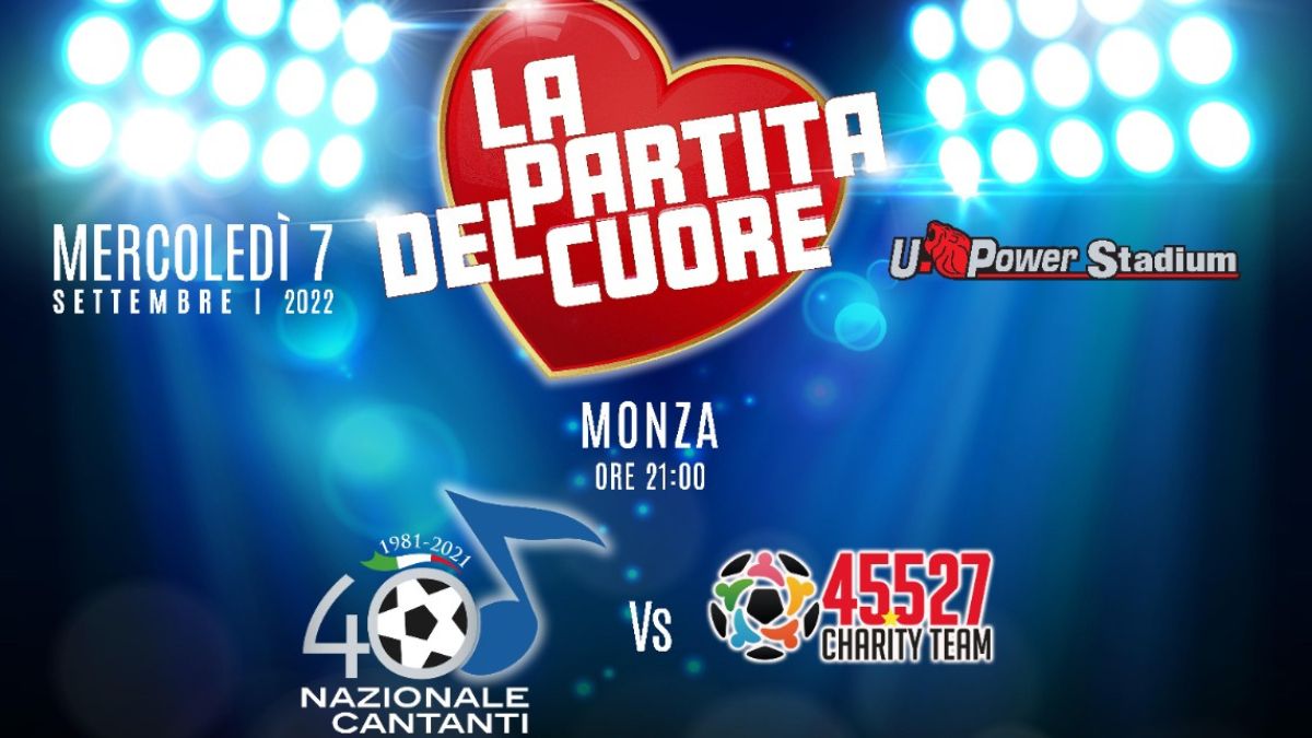 La partita del Cuore 2022 streaming e diretta tv: dove vedere il match