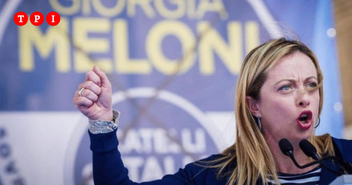 Meloni: “Fascismo male assoluto? Ero in An e non mi dissociai”