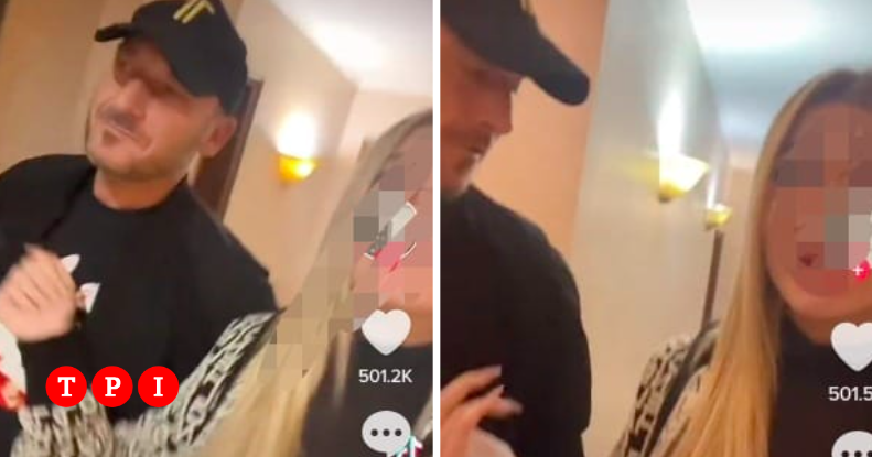 Chanel Totti pubblica un video su Tiktok con papà Francesco
