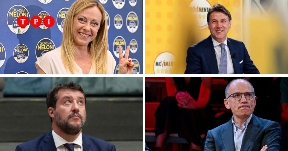 Sondaggi politici elettorali 15 ottobre 2022: crescono Fdi e M5S, cala ...