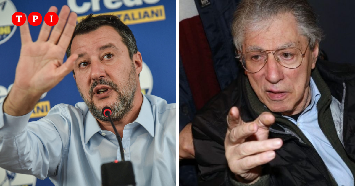 Bossi attacca Salvini: "È un bambino, non si comporta come un uomo”