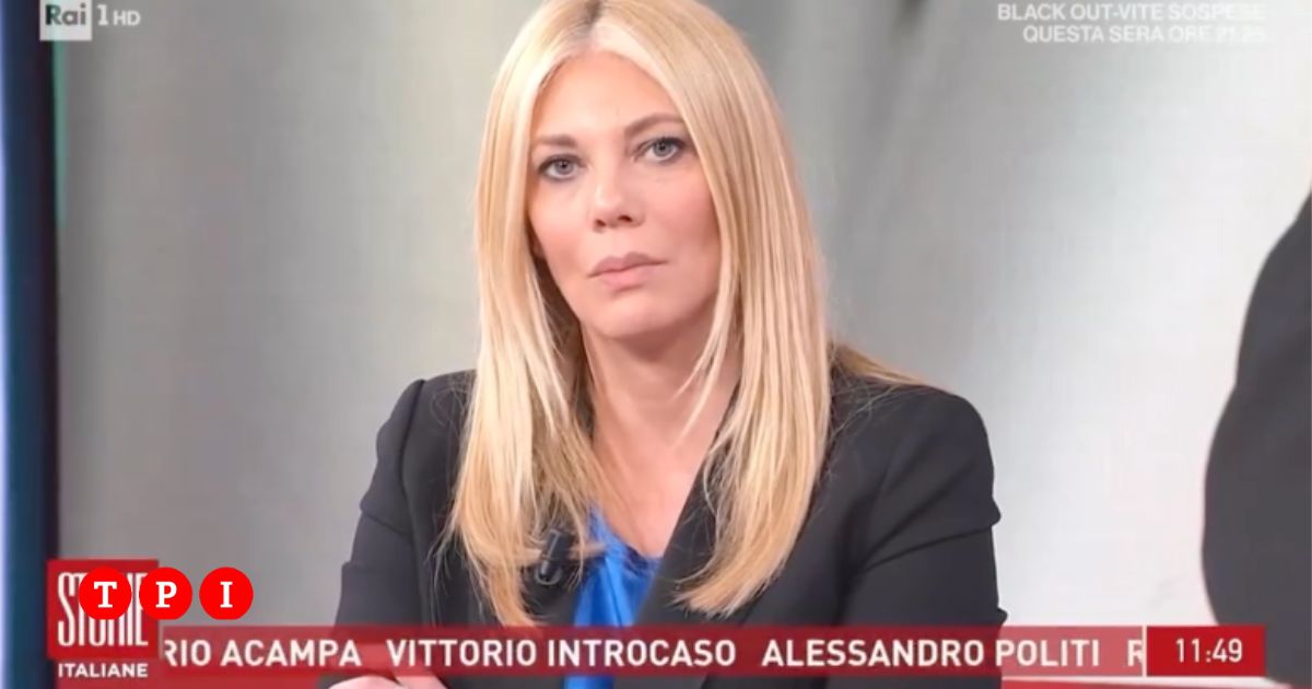 Eleonora Daniele in lacrime a Storie Italiane per Ludovico Di Meo