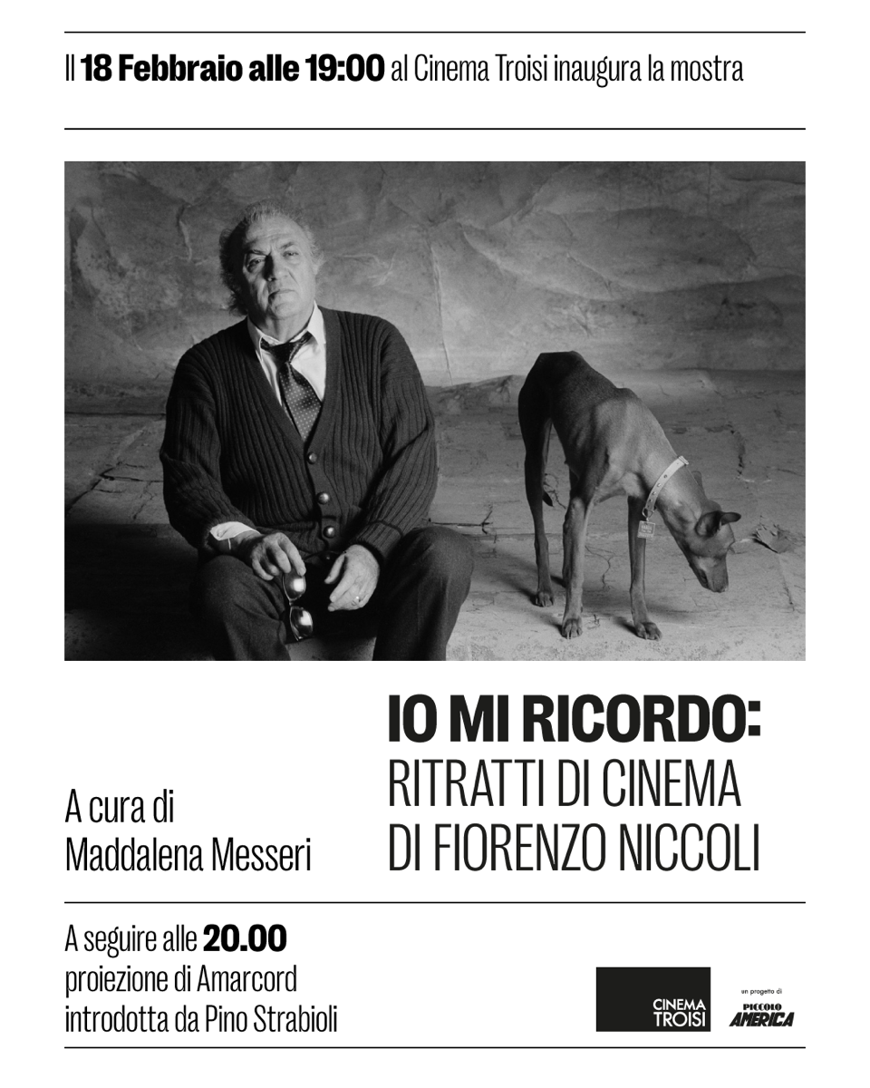 Al Cinema Troisi di Roma prende il via la mostra fotografica "Io mi ricordo"