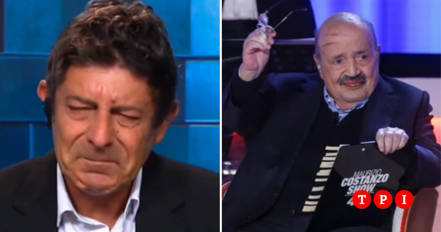 Luca Laurenti in lacrime mentre ricorda Maurizio Costanzo: "Era un padre per me"