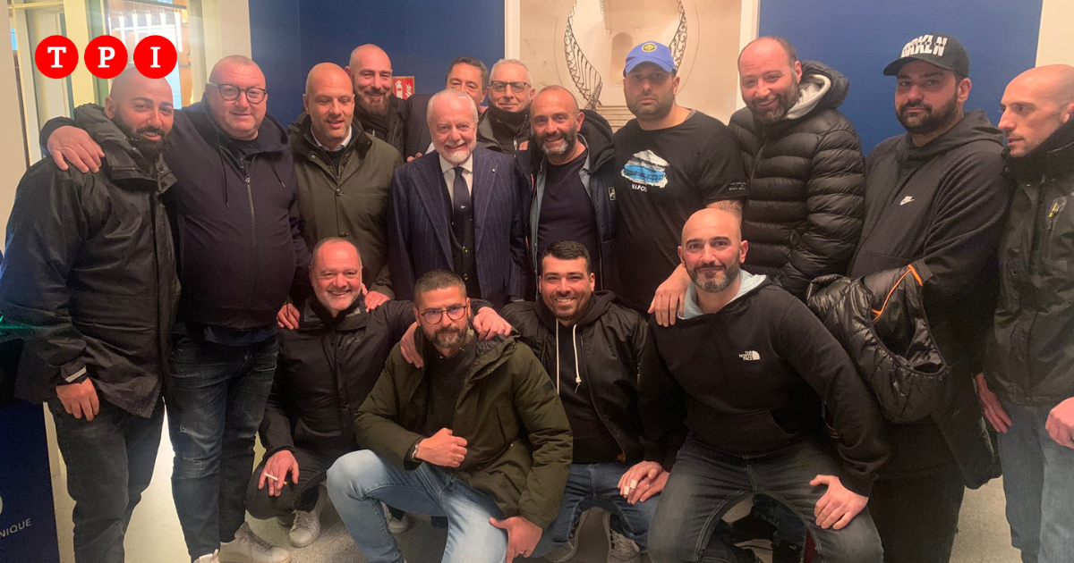 De Laurentiis incontra i capi ultras in albergo, poi il tweet della pace