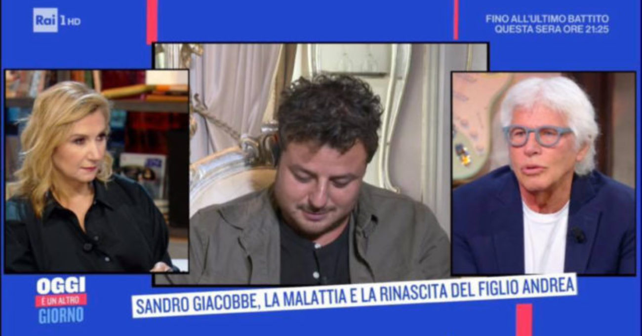 Chi è Andrea, il figlio di Sandro Giacobbe ospite a Oggi è un altro giorno