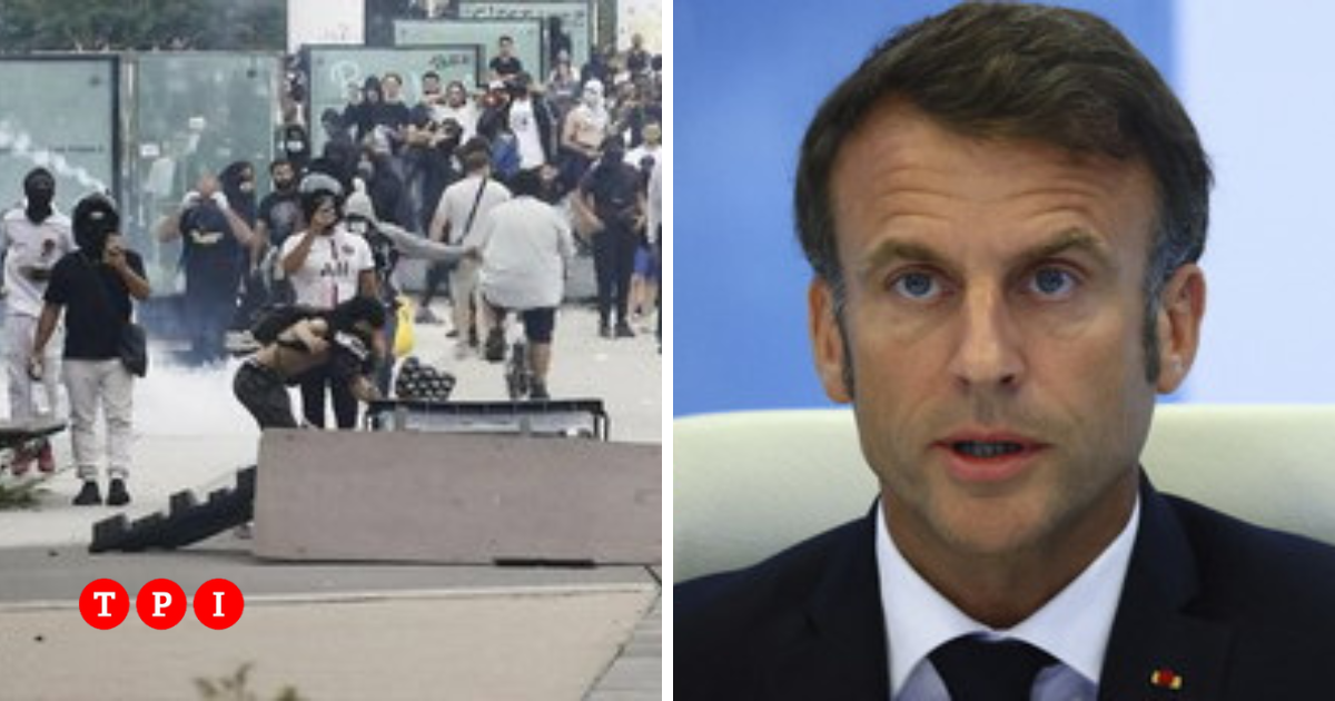 Sommosse in Francia, Macron: "Tenete i ragazzi in casa"