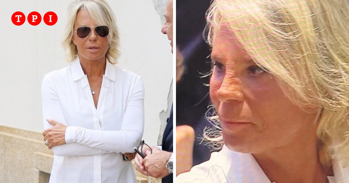 Funerali Berlusconi, polemica sui social per le foto di Maria De Filippi