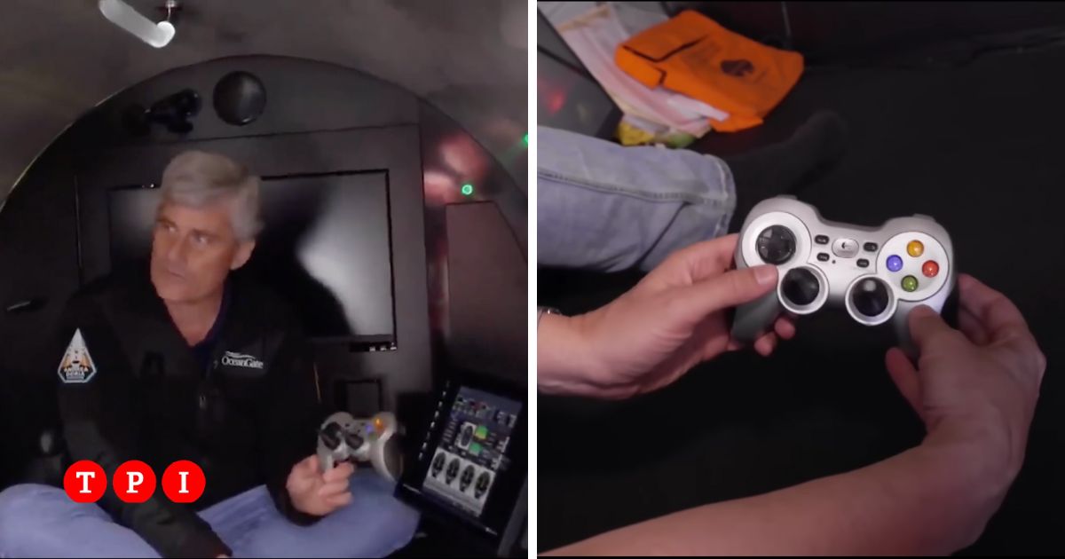 Il Titan si guidava con un joystick per videogiochi da 45 euro | VIDEO