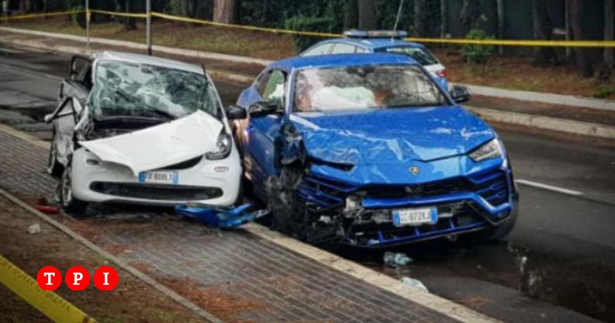 Incidente Roma, un video immortala il momento dello schianto
