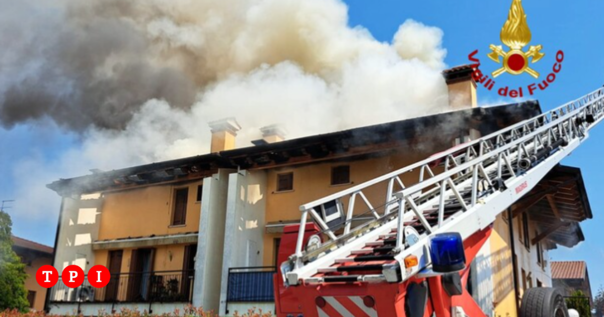 Accende il barbecue in terrazzo, rimane ustionato e la casa a fuoco