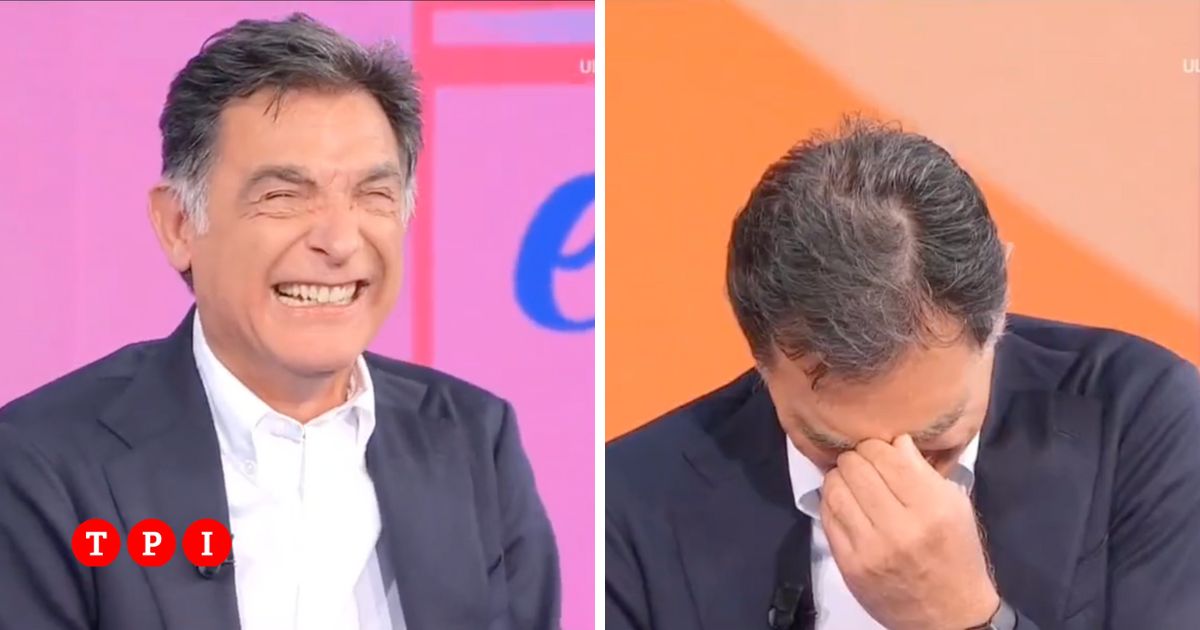 Tiberio Timperi ride fino alle lacrime durante Uno Mattina Estate | VIDEO