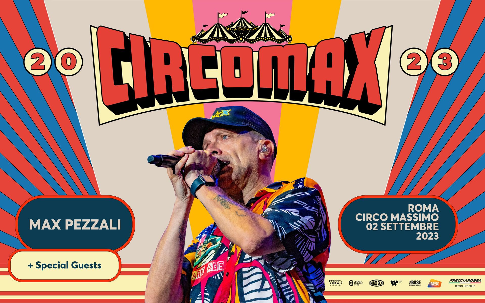 Circo Max - Concerto Max Pezzali Circo Massimo: ospiti scaletta streaming