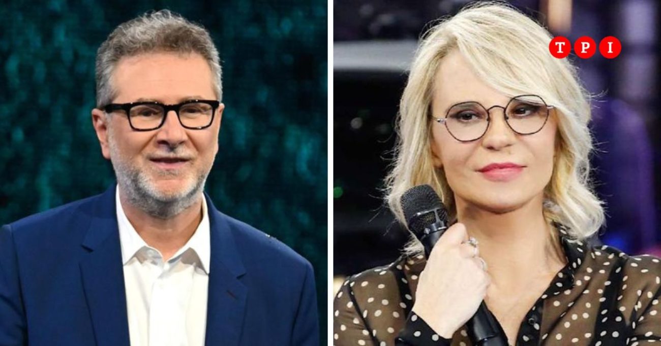 Fabio Fazio su Canale 5 con Maria De Filippi per Maurizio Costanzo