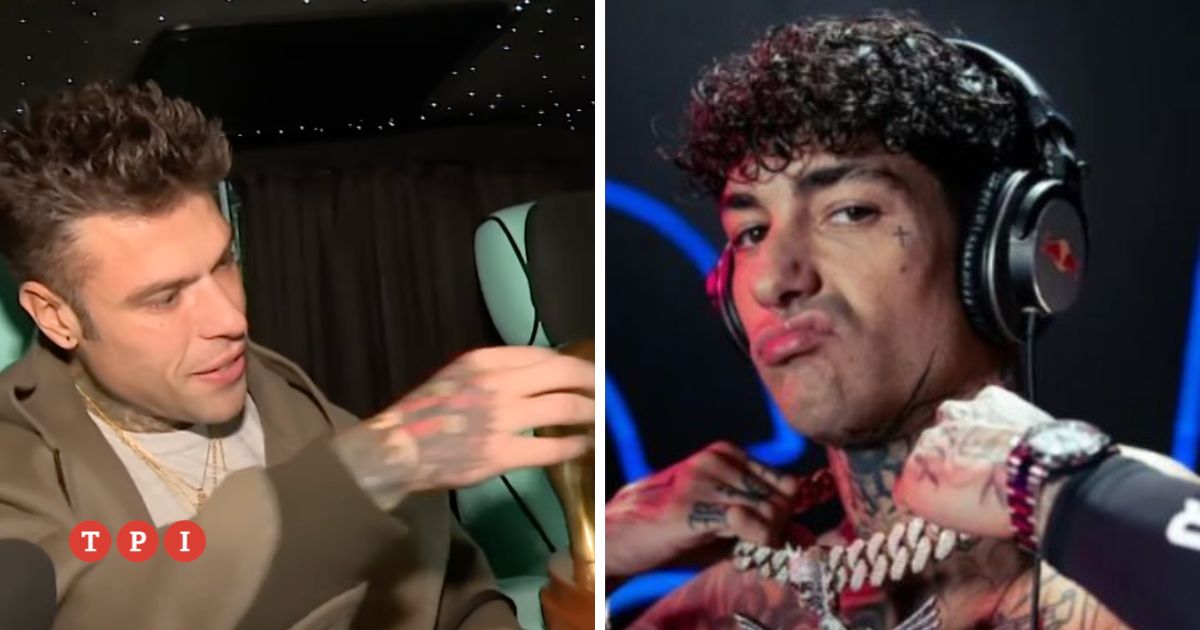 Fedez riceve il Tapiro d'Oro per il dissing con Tony Effe