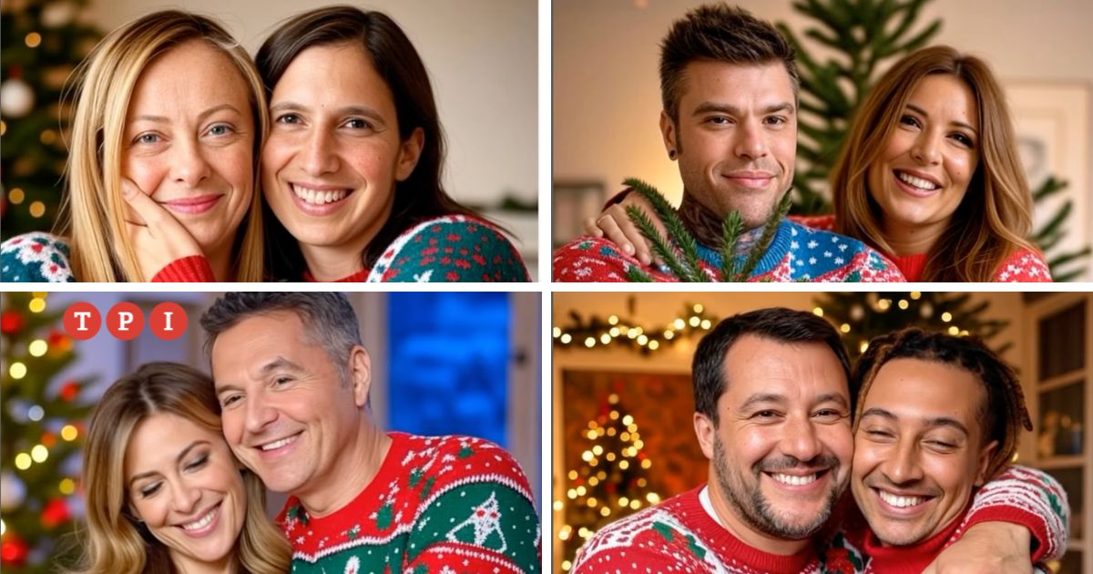 Da Meloni-Schlein a Mammucari-Fagnani: gli abbracci di Natale dei vip